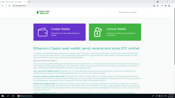 How to create an ETC wallet - Ethereum Classic (ETC) Wallet