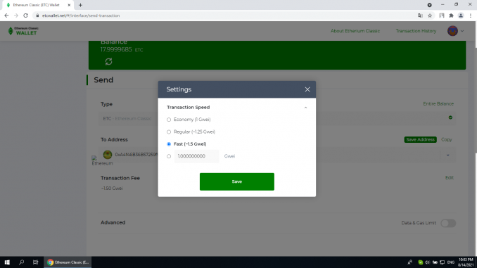 How to send and receive funds using your ETC wallet - Ethereum Classic ...