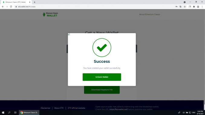 How to create an ETC wallet - Ethereum Classic (ETC) Wallet